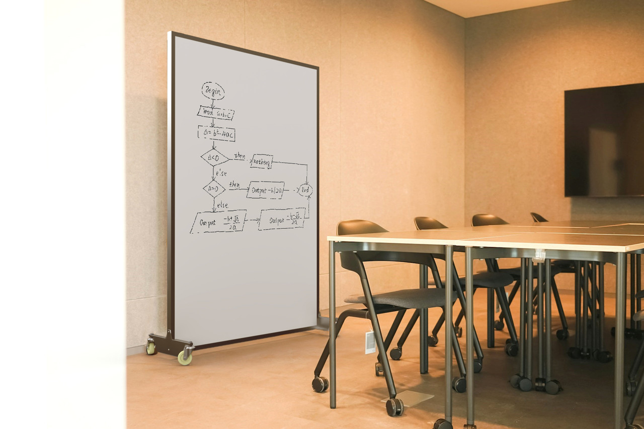 ShieldWrite Full-Length Bullet-Resistant Mobile Whiteboard
