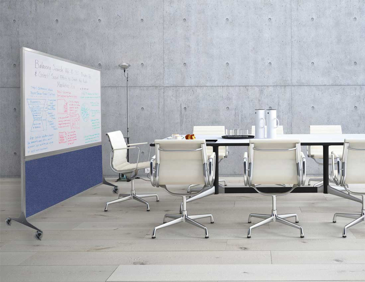 DivideWrite Portable Whiteboard Partition | Versare Solutions, LLC