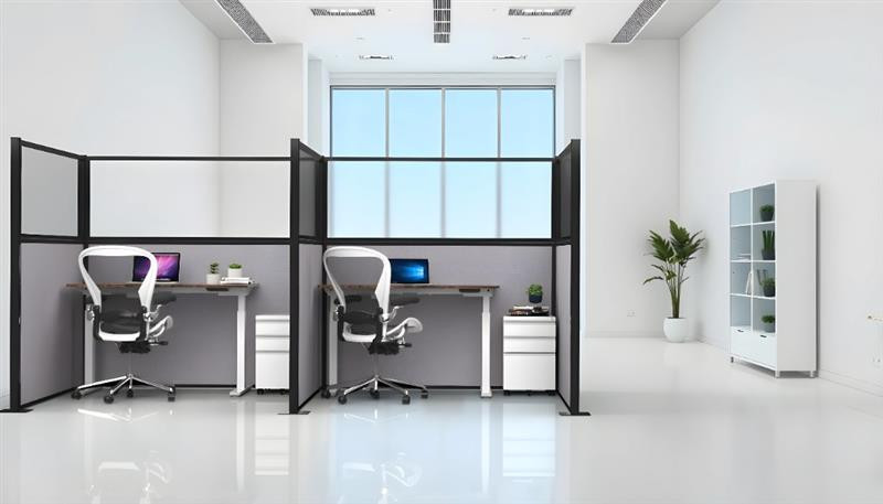Electric Hush Panel | Configurable Acoustic Cubicle Partition