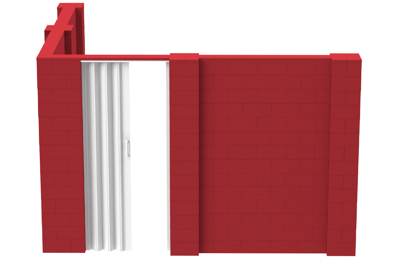 EverBlock® Wall Kit, L-Shaped with Door | Versare Solutions, LLC
