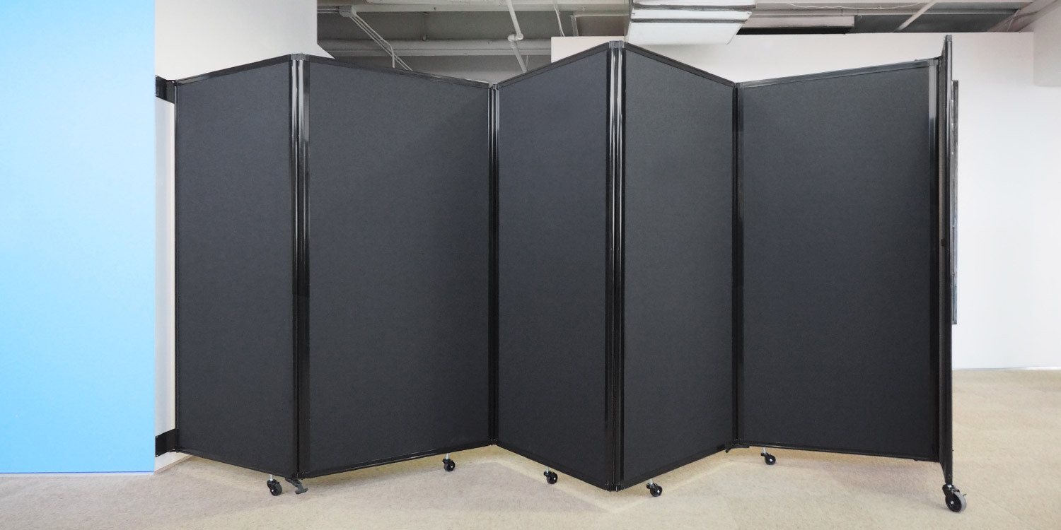 Room Divider 360 Wall-Mounted Accordion Partition | Versare Solutions, LLC