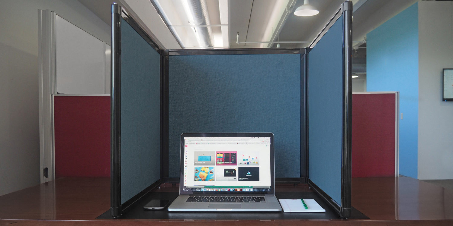 Tabletop Display Desktop Partition | Versare Solutions, LLC