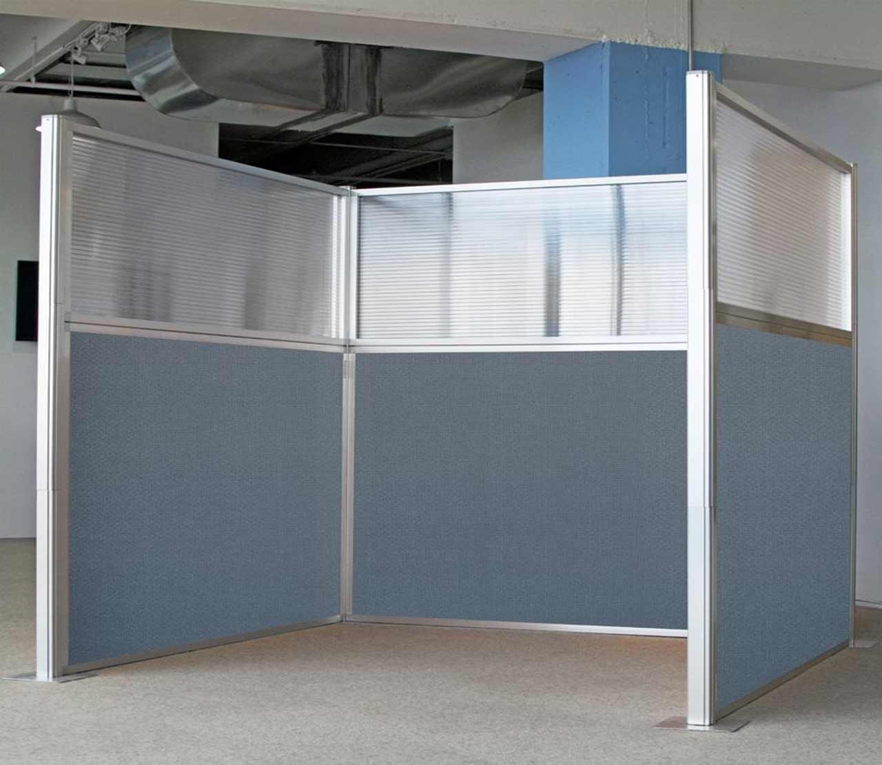 Portable Partition Wall Hush Panel Kit Single Cube (U Shape) | Versare ...