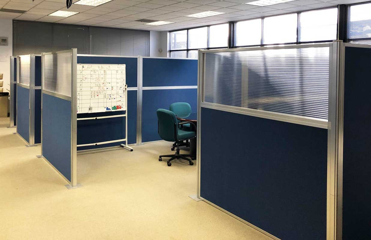 Hush Panel | Configurable Acoustic Cubicle Partition