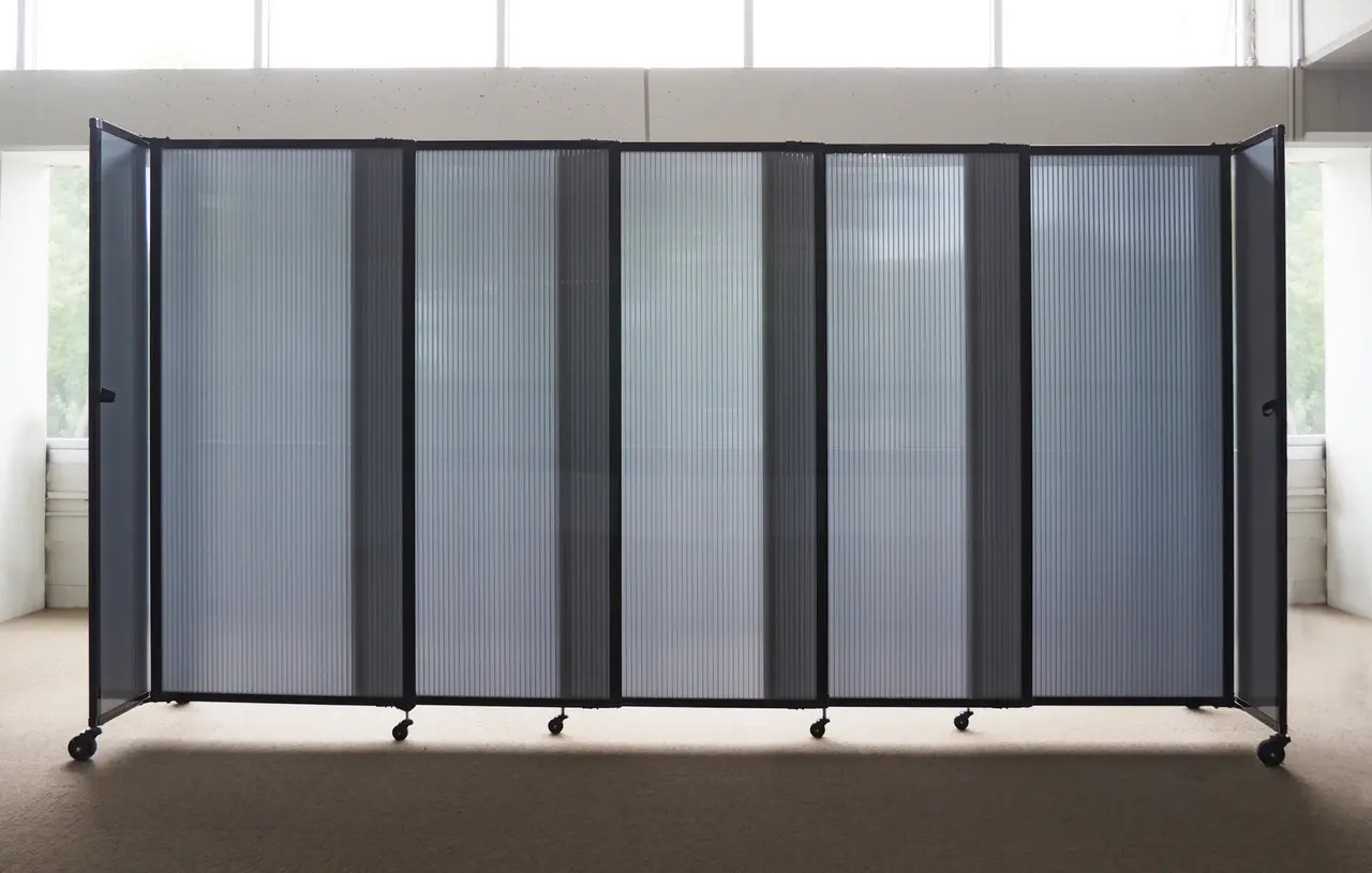 The StraightWall Sliding Portable Partition | Versare Solutions, LLC