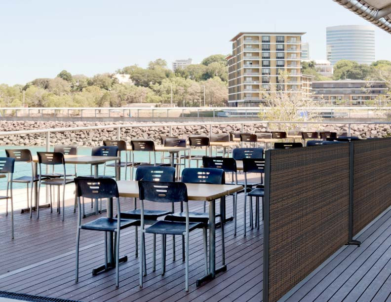 Outdoor Wicker Privacy Partition Screen | Versare Solutions, LLC