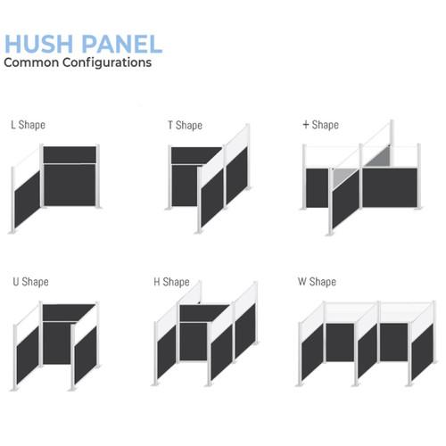 Hush Panel™ | Configurable Acoustic Cubicle Partition