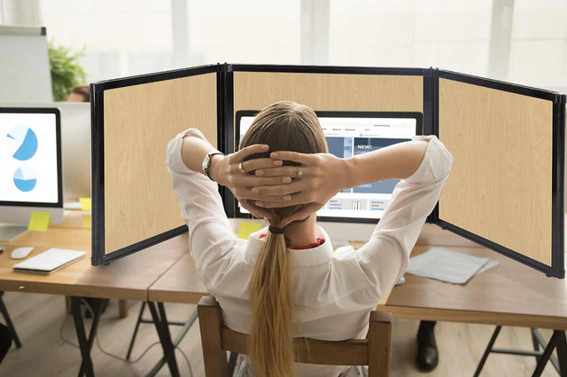Tabletop Display Desktop Partition | Versare Solutions, LLC