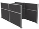 Acoustic Portable Office Partitions Hush Panel Kit Double Cube (H or W ...