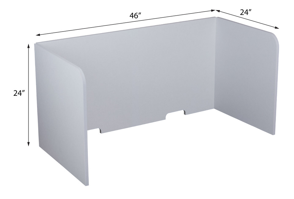 SoundSorb™ U-Shaped Desktop Privacy Panels | Versare Solutions, LLC