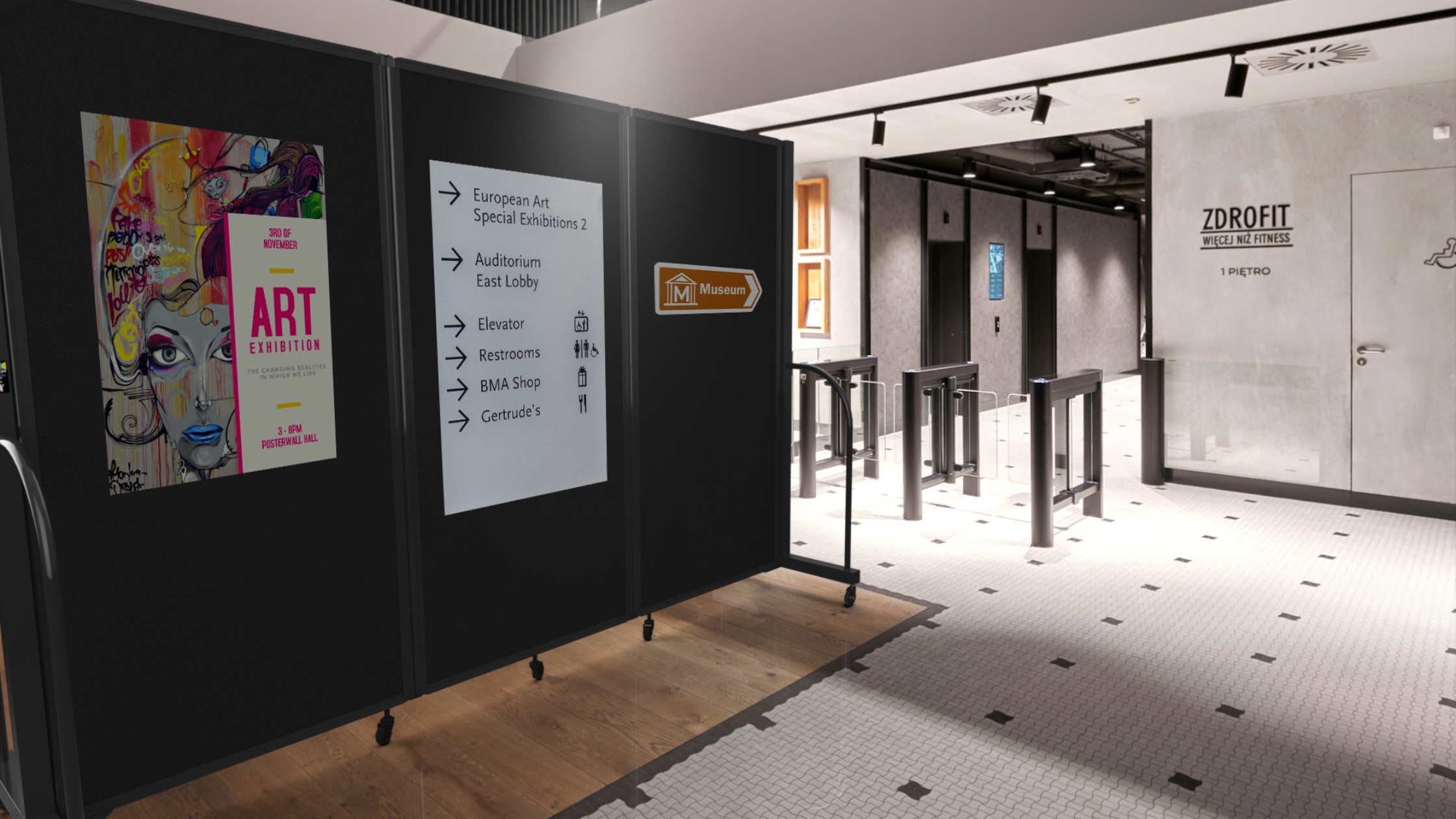 Room Dividers Provide Signage Solutions for Seamless Navigation ...