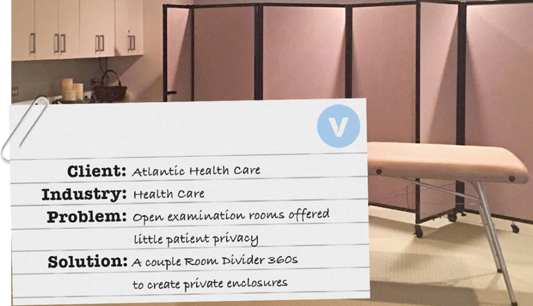 Enhance Patient Privacy With Portable Partitions - Versare Solutions LLC
