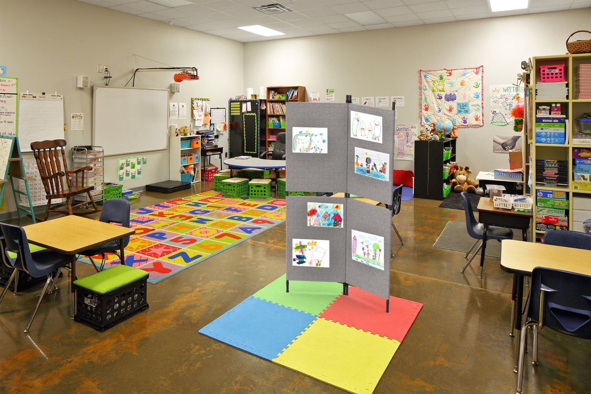 Use Room Dividers to Showcase Art and Inspire Creativity - Versare ...