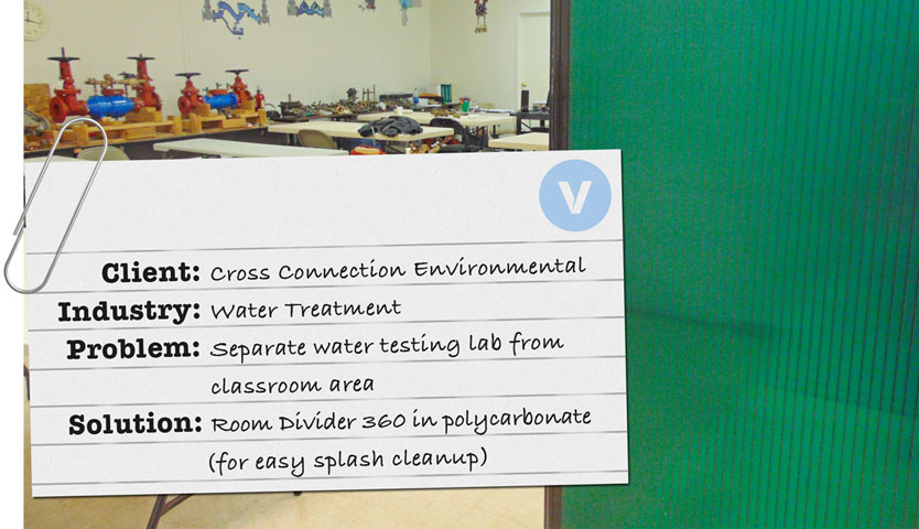 Splash Proof Dividers Make a Splash In Wetlab Classroom - Versare ...