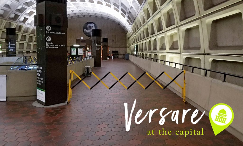 Versare Portable Barricades Protect DC Metro Crowds - Versare Solutions LLC