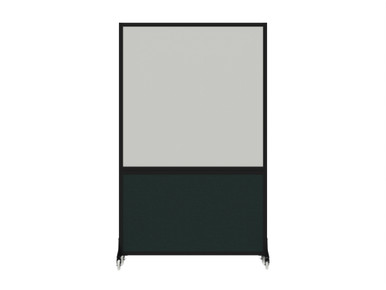 DivideWrite Portable Whiteboard Partition 4' x 6' Forest Green Fabric ...