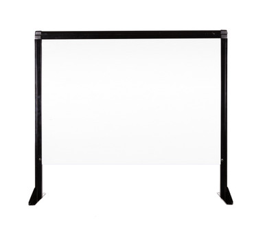 Countertop Screen 6'6" x 3' Clear Acrylic Without Window