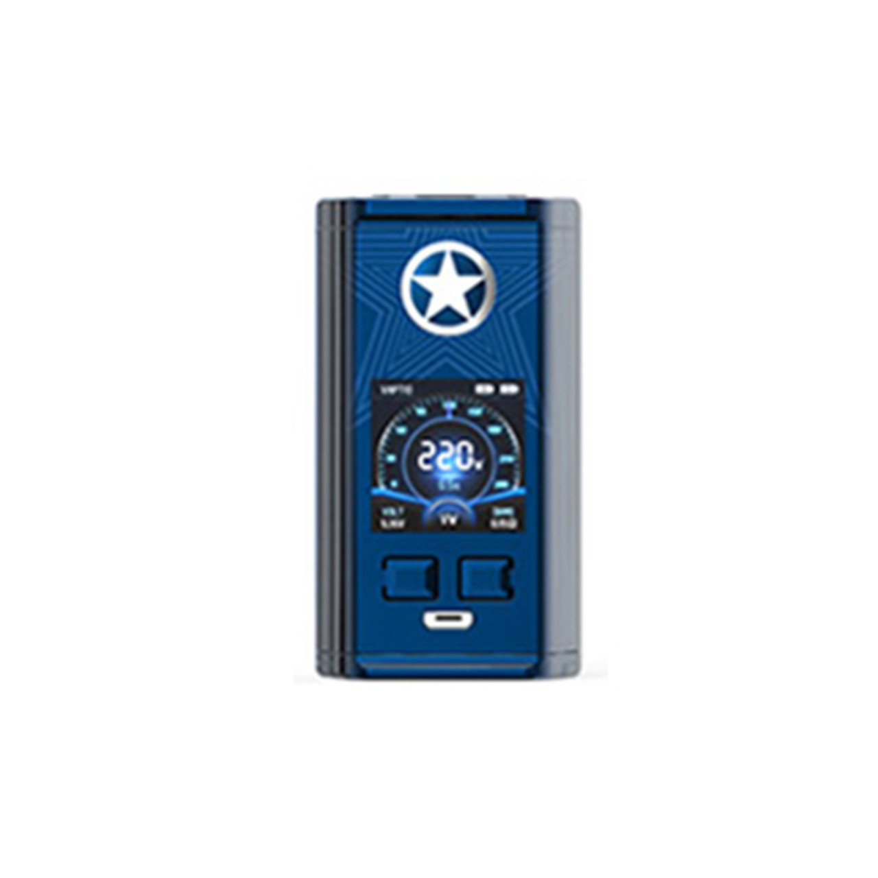Vaptio Capn 220w Tc Dual Battery Box Mod Mid Atlantic Distribution