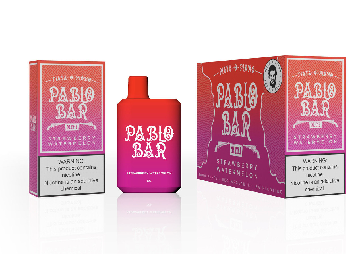 Pablo Bar Mini 5000 Puffs 50mg TFN 15mL Disposable - Mid Atlantic ...