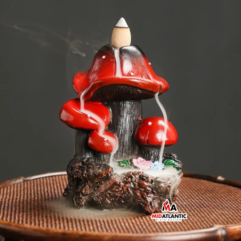 Backflow Cone Incense Burner (Assorted Designs) *Sold As Singles*