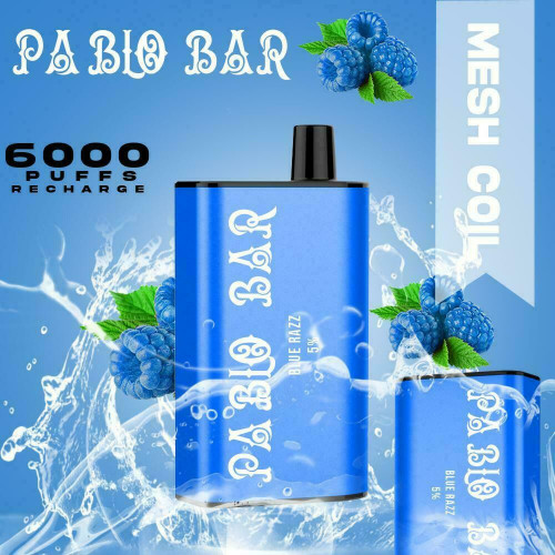 Pablo Bar 6000 Puffs 50mg RECHARGEABLE 15mL Disposable - Mid Atlantic ...