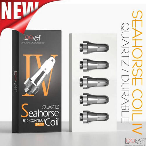 Lookah Seahorse IV Quartz Coils *Pack of 5* - Mid Atlantic Distribution