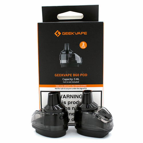 GeekVape B60 Aegis Boost 2 Empty 5mL Pods *Pack of 2* - Mid Atlantic ...
