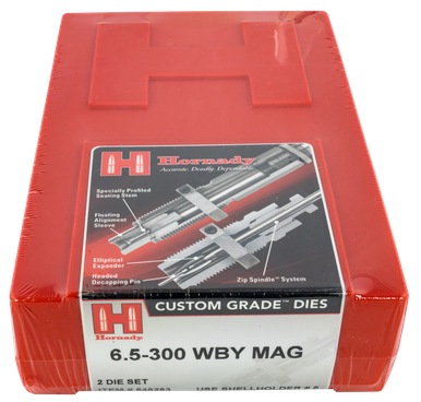 Hornady Custom Grade Series IV 2-Die Set for 6.5-300 Weatherby Magnum ...