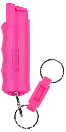 Sabre Pink Key Ring Pepper Spray - NBCF Edition, .54 oz | BOSQUE Outdoors