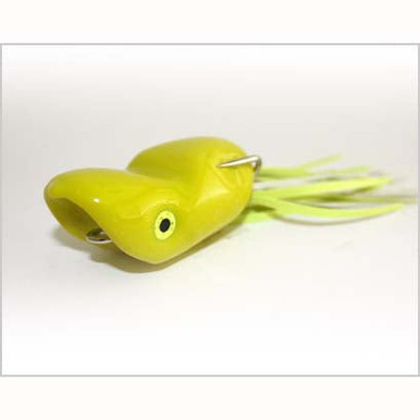 Scum Frog Popper 5/16oz Chartreuse-Chart/White | BOSQUE Outdoors
