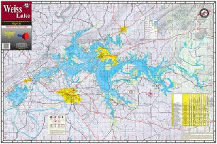 Kingfisher Lake Map Weiss | BOSQUE Outdoors