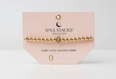 SOUL STACKS BRACELET BAR INITIAL STXB - Brock's