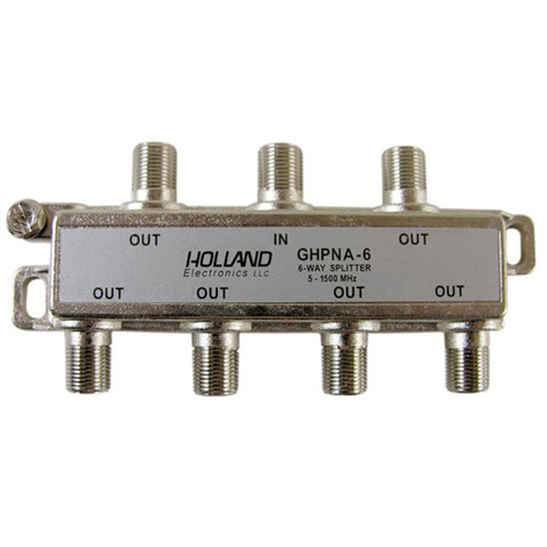 GHPNA-6 Holland Broadband RF 6-Way Coaxial IPTV Splitter