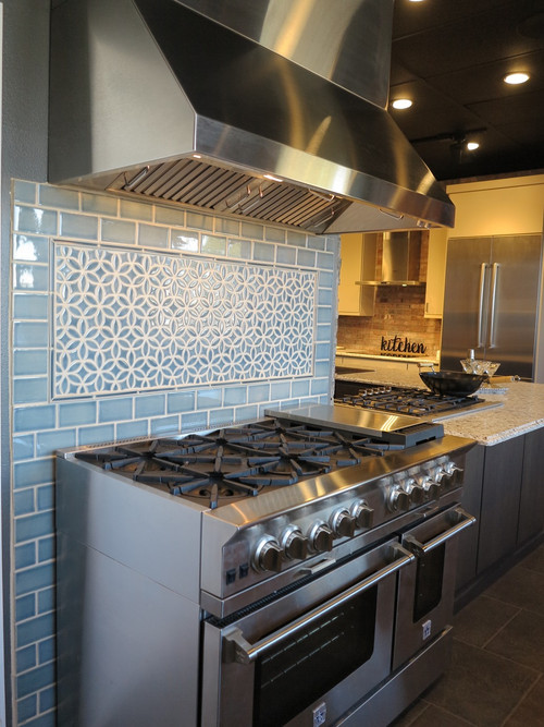Classic Traditional Kitchen with Bloom Handmade Tile - Julep Tile Company