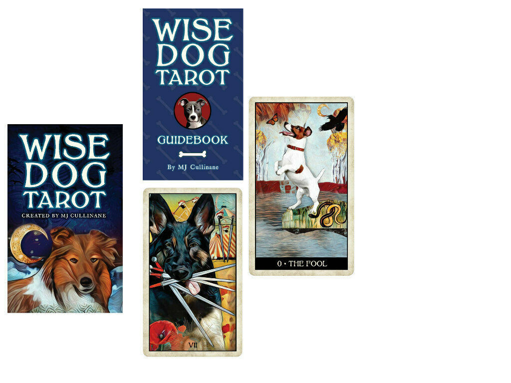 Wise Dog Tarot Oracle Cards and Guidebook of Unconditional Love and ...