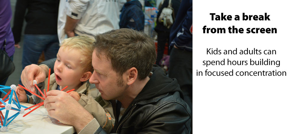 Zometool - The construction set treasured by kids and Nobel Prize winners.