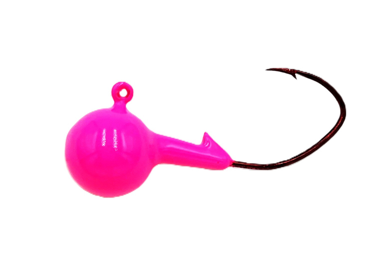 18 Ounce Painted Round Jig Heads