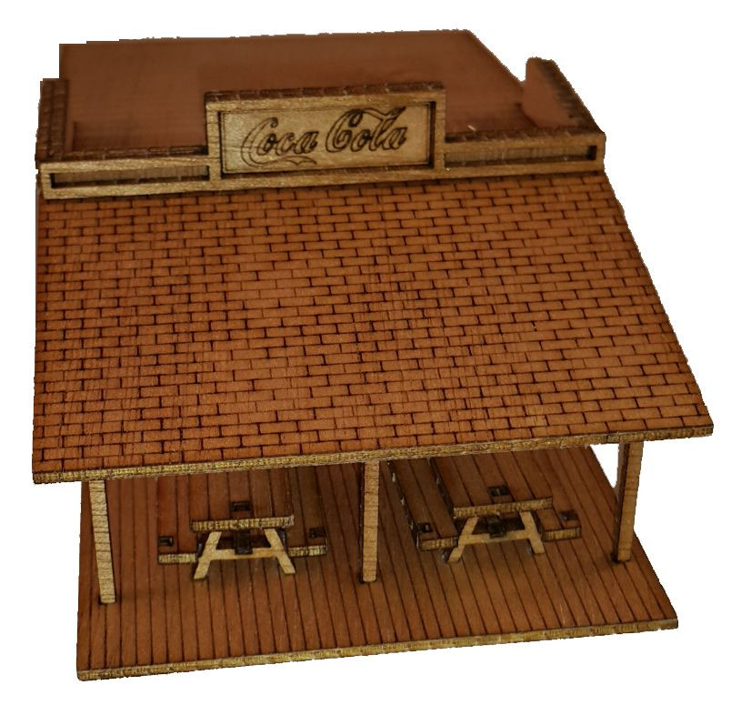 Roadside Diner HO scale - The Doyleston Shed