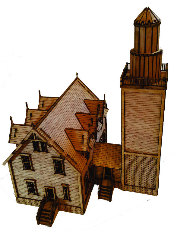 Coastal Lighthouse HO scale - The Doyleston Shed