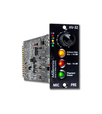 Millennia HV-32 Single Channel API 200-Rack Legacy Vision Mic Preamp