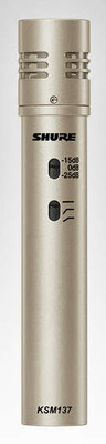 Shure KSM137/SL Cardioid Studio Condenser Microphone - Lunchbox Audio