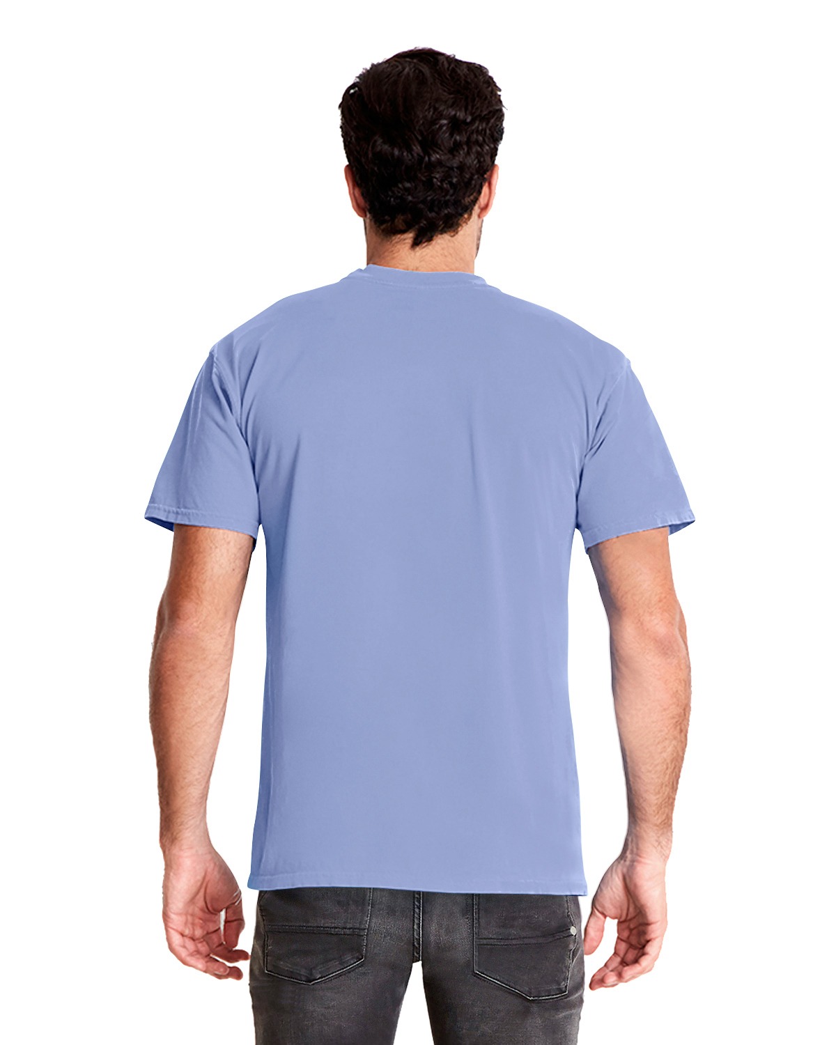 7415 Next Level Adult Inspired Dye Crew with Pocket | BlankTeesUSA