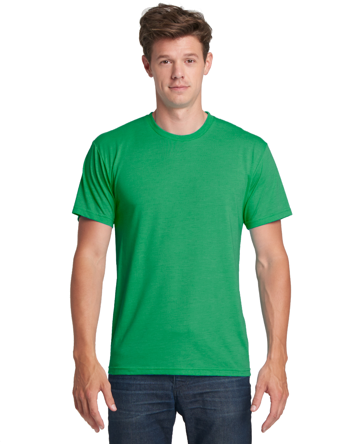6010 Next Level Men's Triblend Crew | BlankTeesUSA