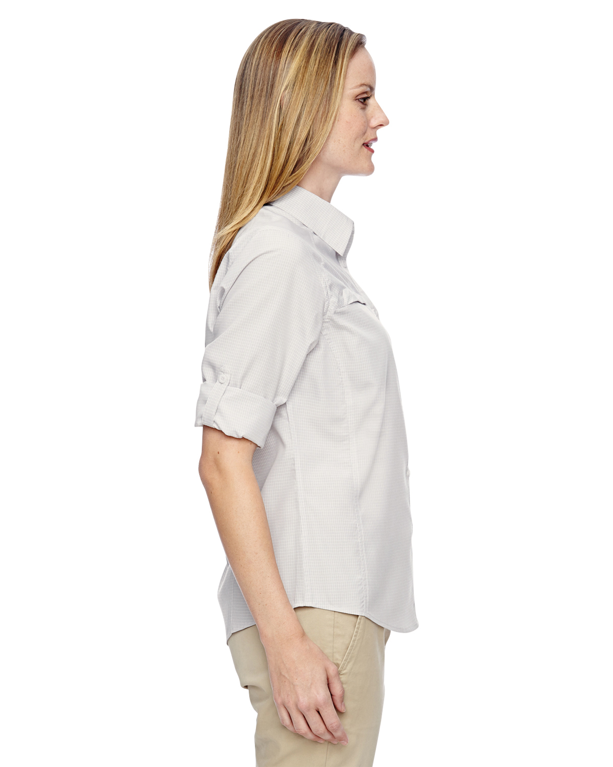 77046 North End Ladies' Excursion F.B.C. Textured Performance Shirt ...