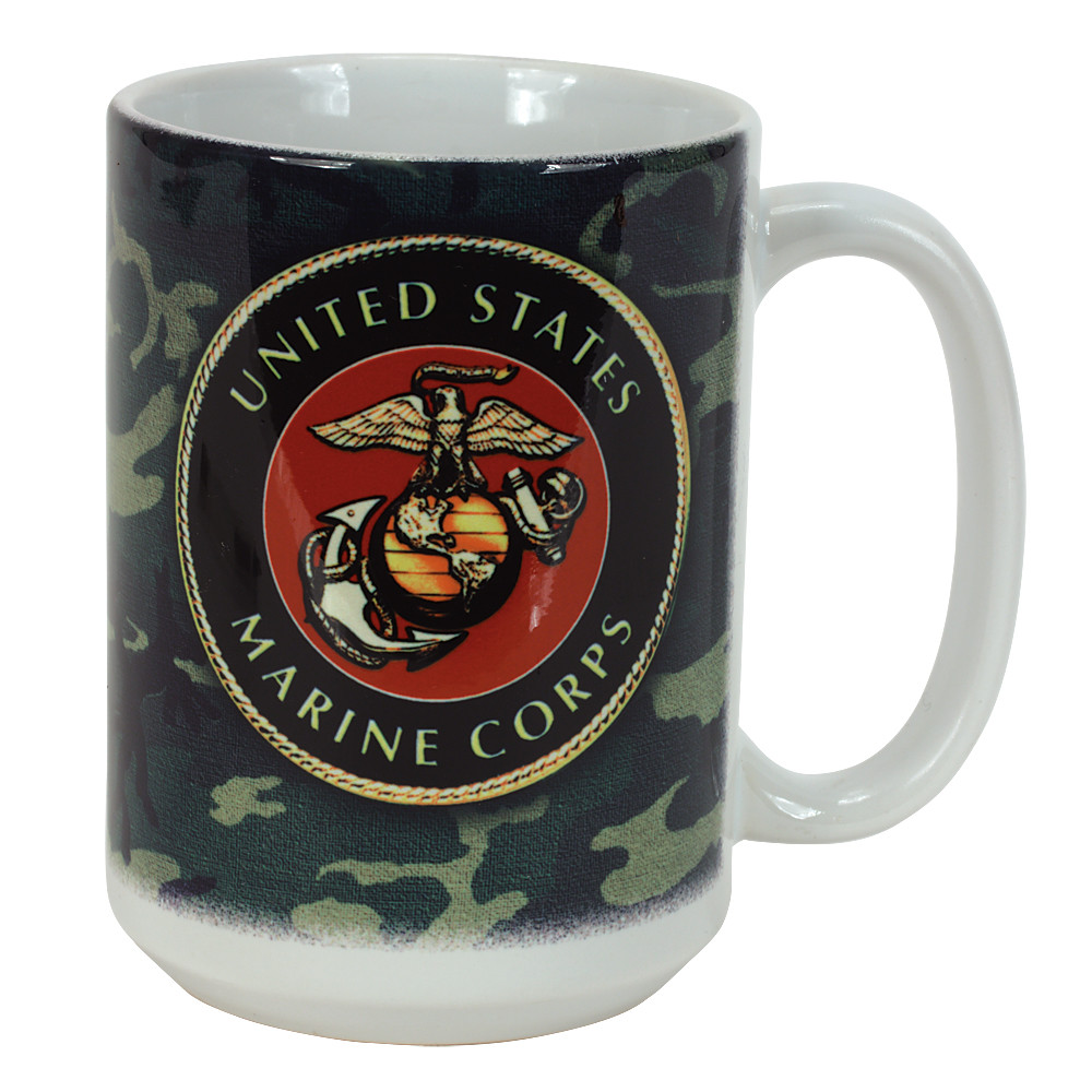 Military Ceramic Mug (USMC Crest)