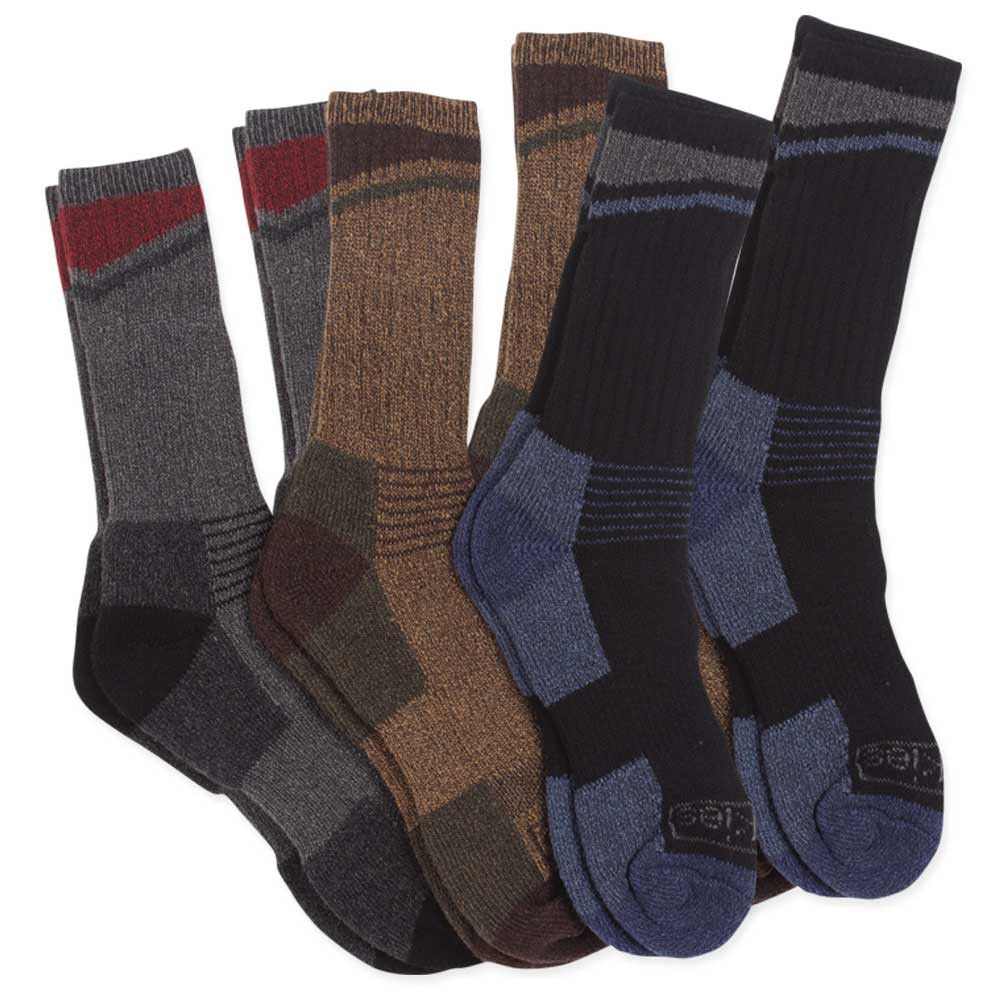 ASSORTED OUTDOOR SOCKS 6 PACK