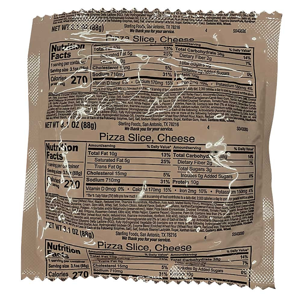 MRE CHEESE PIZZA 10-PACK
