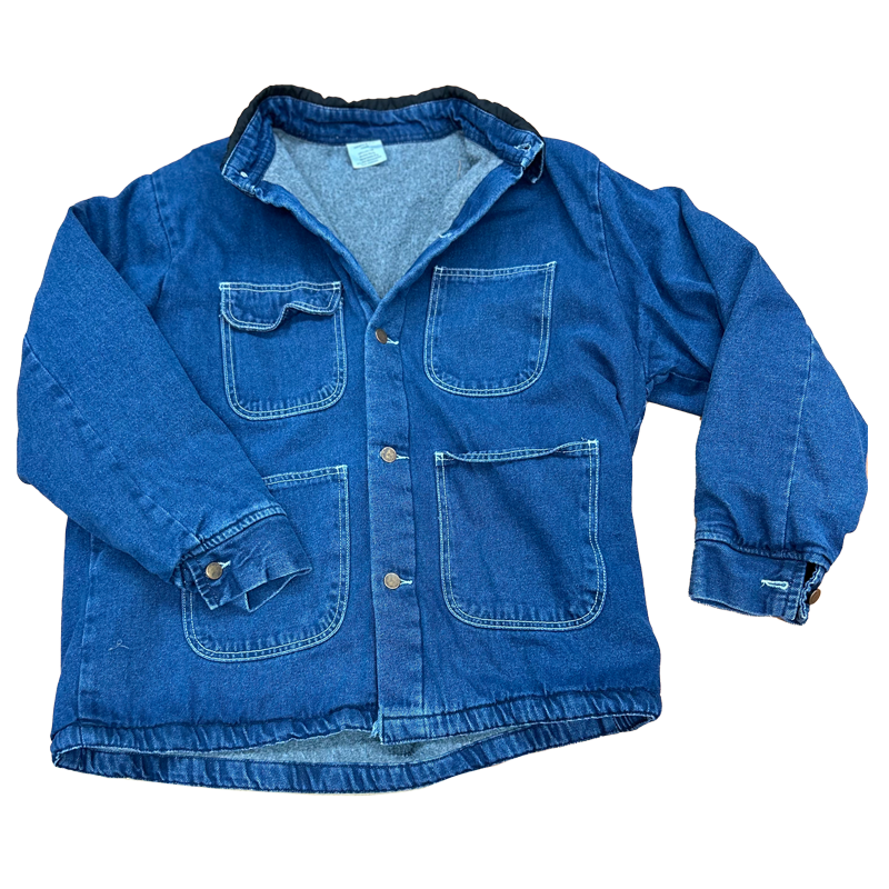 Vintage Denim Chore Jacket (Prison Coat)