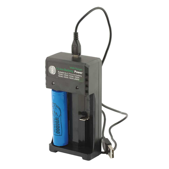 USB DOUBLE BATTERY CHARGER