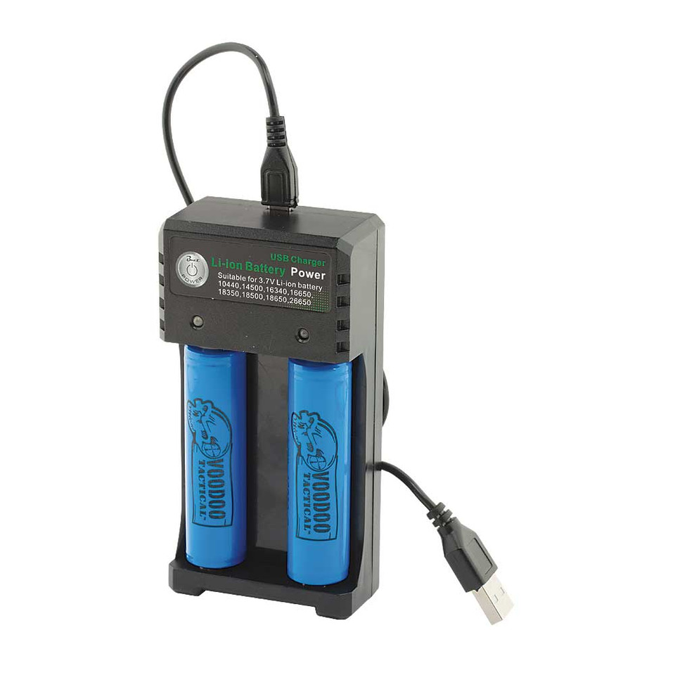 USB DOUBLE BATTERY CHARGER